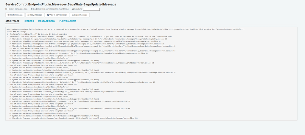 Servicecontrol.monitoring failing - Architecture & Design - Discussion | Particular Software